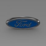 Ford Logo 3D Model - FlatPyramid