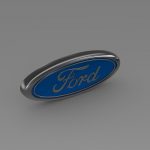 Ford Logo 3D Model - FlatPyramid