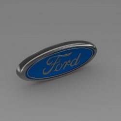 Ford Logo 3D Model - FlatPyramid