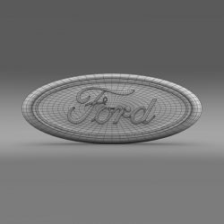 Ford Logo 3D Model - FlatPyramid