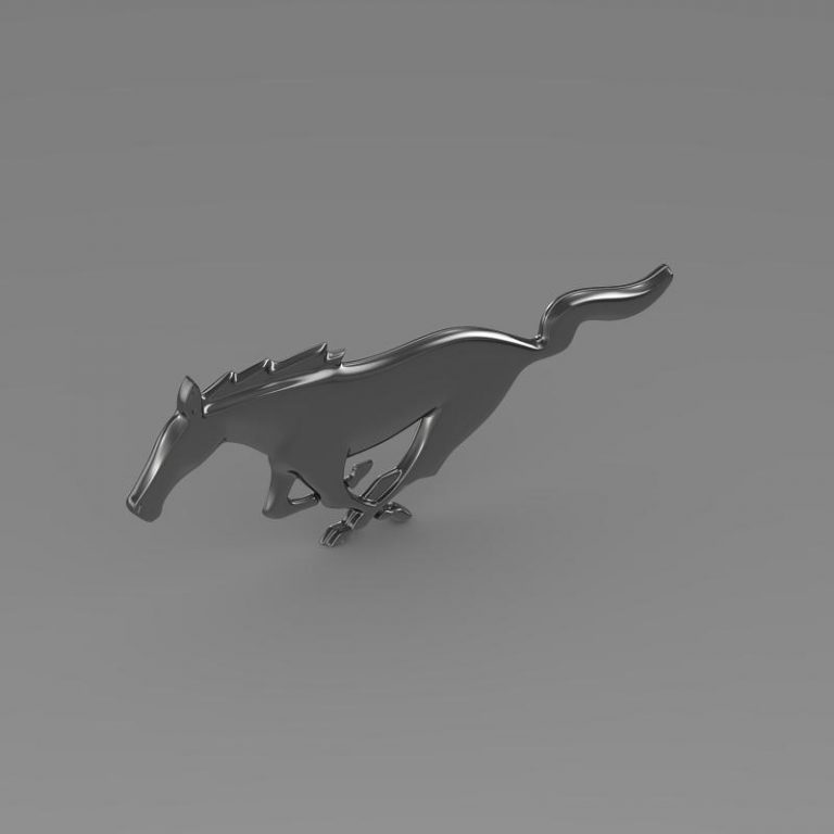 Ford Mustang 2009 3d Logo 3D Model - FlatPyramid