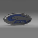 Ford Performance Vehicles logo 3D Model - FlatPyramid