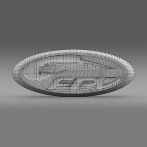Ford Performance Vehicles logo 3D Model - FlatPyramid