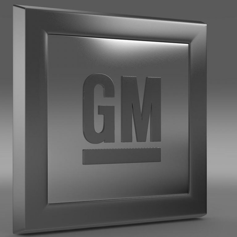 GM Logo 3D Model - FlatPyramid