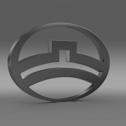 Great Wall Logo 3D Model - FlatPyramid