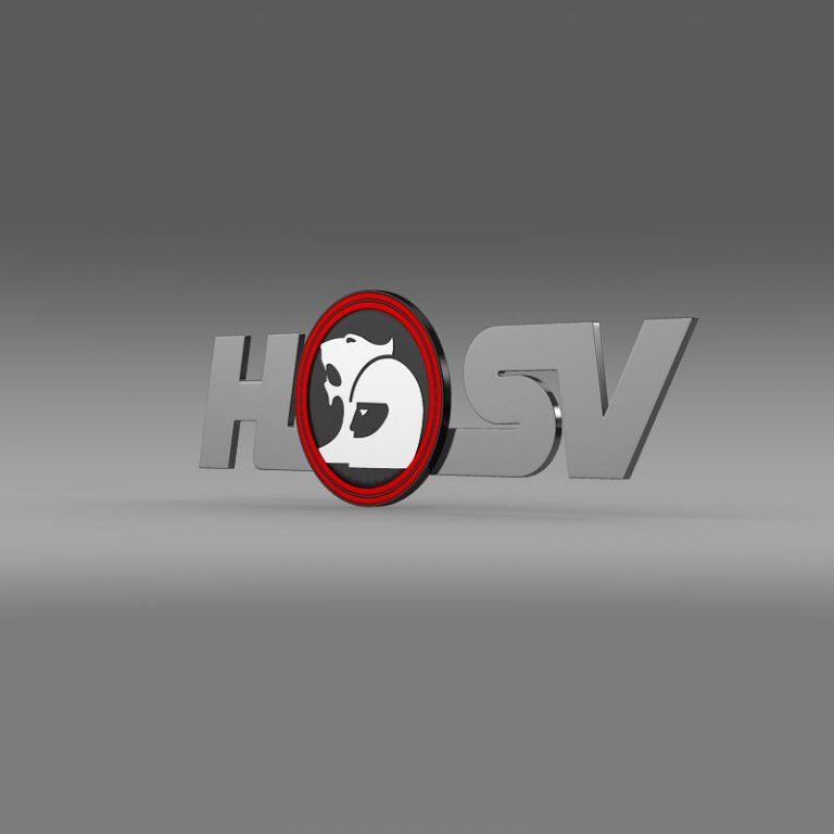 HSV Logo 3D Model - FlatPyramid