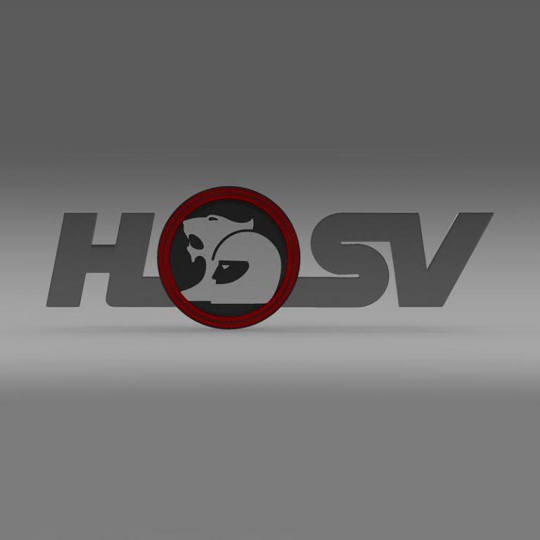 HSV Logo 3D Model - FlatPyramid