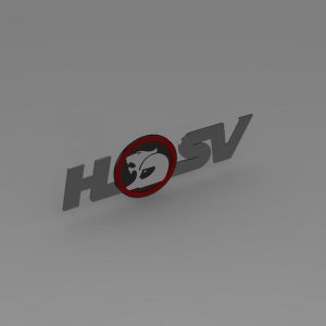 HSV Logo 3D Model - FlatPyramid