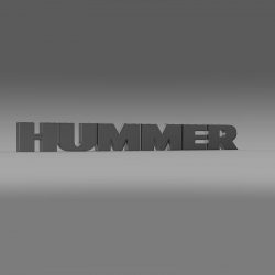 Hummer Logo 3D Model - FlatPyramid