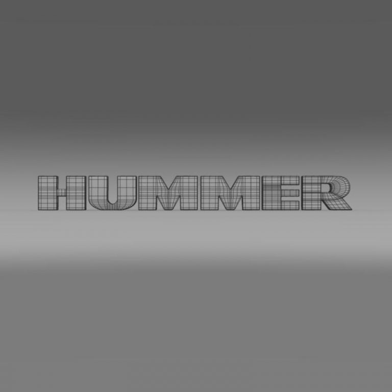 Hummer Logo 3D Model - FlatPyramid