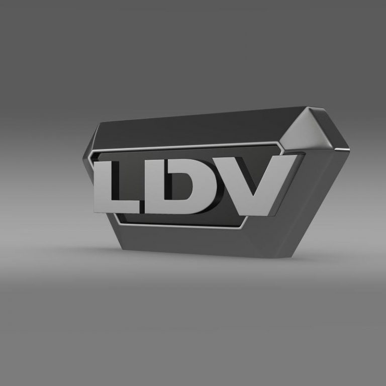 LDV Logo 3D Model - FlatPyramid