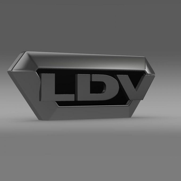 LDV Logo 3D Model - FlatPyramid