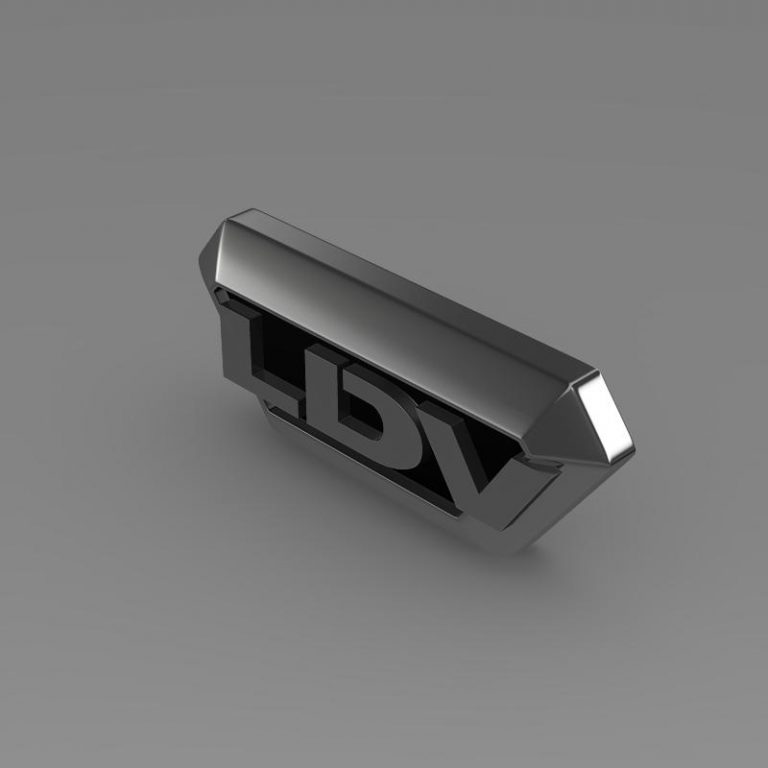 LDV Logo 3D Model - FlatPyramid
