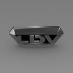 LDV Logo 3D Model - FlatPyramid