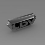 LDV Logo 3D Model - FlatPyramid