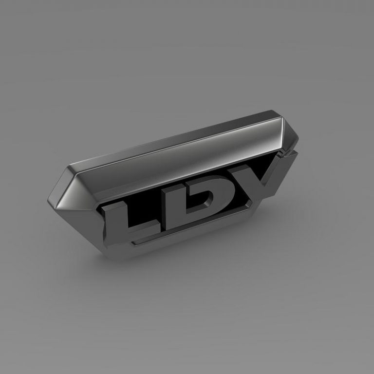 LDV Logo 3D Model - FlatPyramid