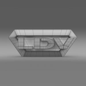 LDV Logo 3D Model - FlatPyramid