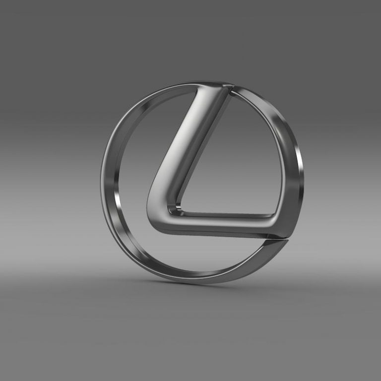 Lexus Logo 3D Model - FlatPyramid