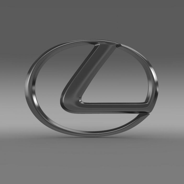 Lexus Logo 3D Model - FlatPyramid