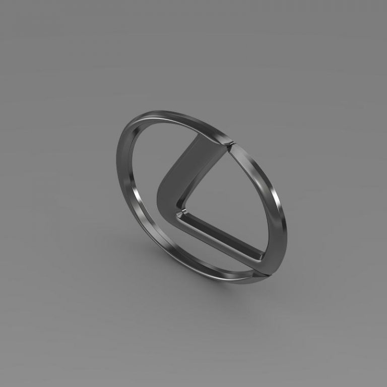 Lexus Logo 3D Model - FlatPyramid
