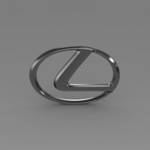 Lexus Logo 3D Model - FlatPyramid