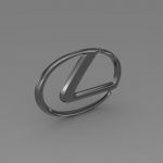 Lexus Logo 3D Model - FlatPyramid