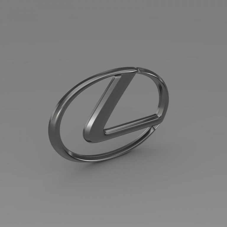 Lexus Logo 3D Model - FlatPyramid