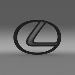 Lexus Logo 3D Model - FlatPyramid