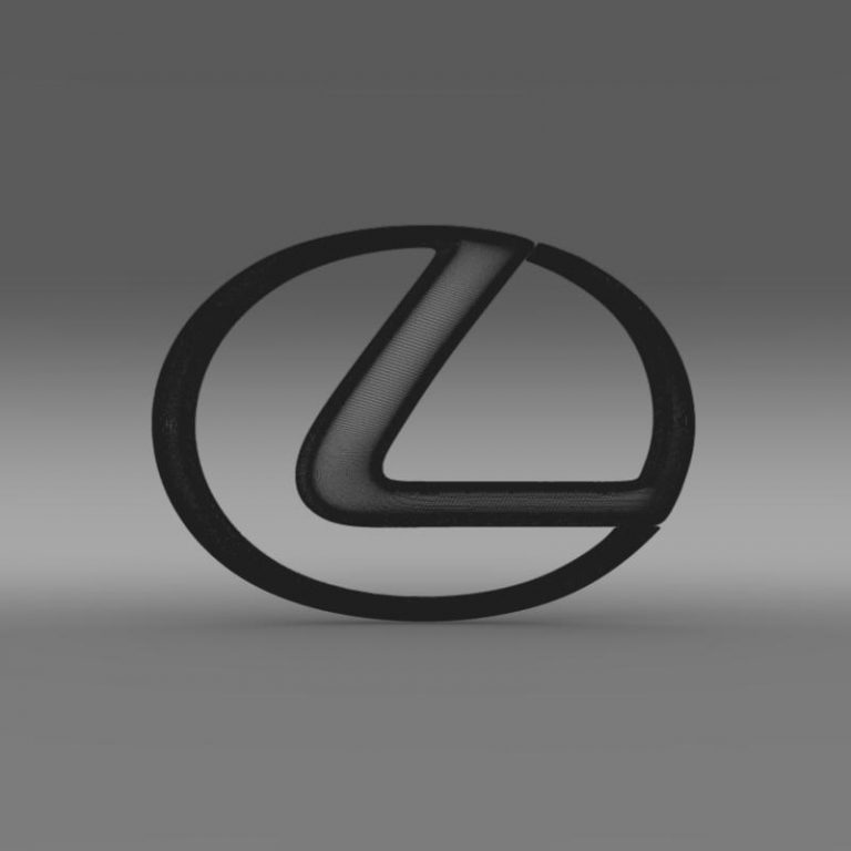 Lexus Logo 3D Model - FlatPyramid