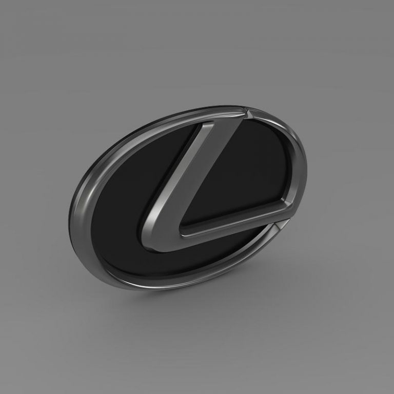 Lexus motors logo 3D Model - FlatPyramid