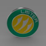 Lister Logo 3D Model - FlatPyramid