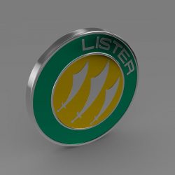 Lister Logo 3D Model - FlatPyramid