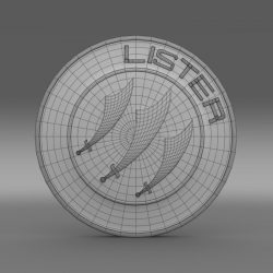 Lister Logo 3D Model - FlatPyramid