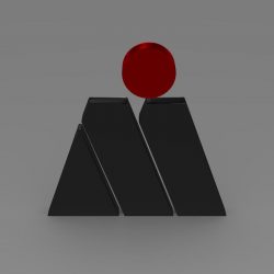 Magna Steyr Logo 3D Model - FlatPyramid