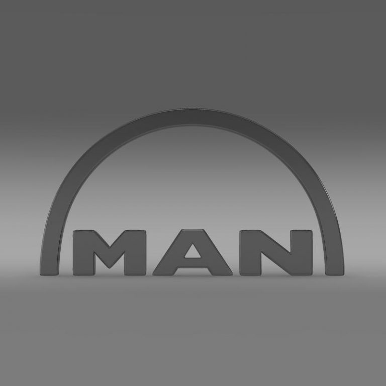MAN Logo 3D Model - FlatPyramid