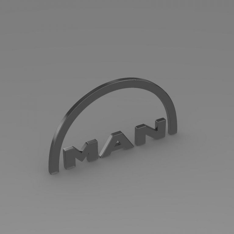MAN Logo 3D Model - FlatPyramid