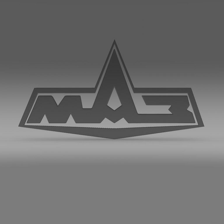 Maz Logo 3D Model - FlatPyramid