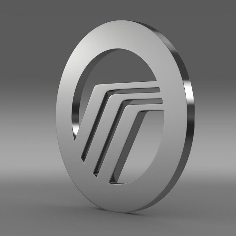 Mercury Logo 3D Model - FlatPyramid