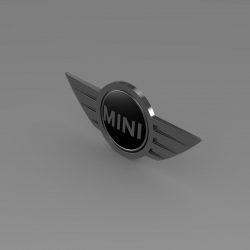 Mini Logo 3D Model - FlatPyramid