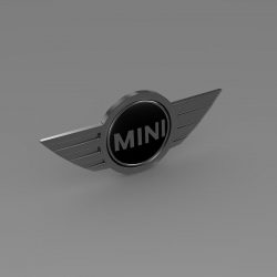 Mini Logo 3D Model - FlatPyramid