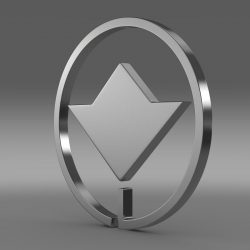 PAZ Logo 3D Model - FlatPyramid
