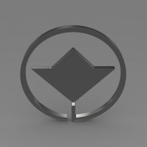 PAZ Logo 3D Model - FlatPyramid