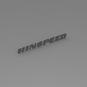 Rinspeed Logo 3D Model - FlatPyramid