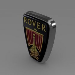 Rover logo 3D Model - FlatPyramid