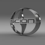 Scion Logo 3D Model - FlatPyramid