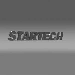 Startech Logo 3D Model - FlatPyramid