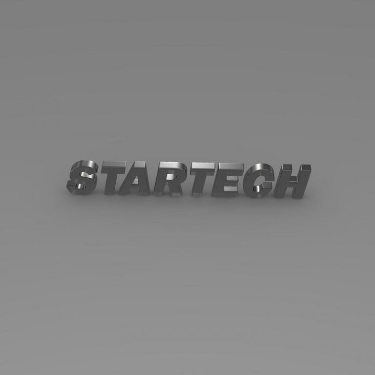 Startech Logo 3D Model - FlatPyramid