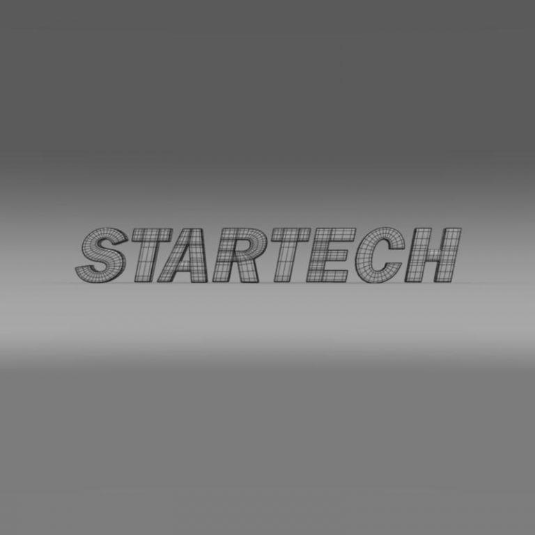Startech Logo 3D Model - FlatPyramid