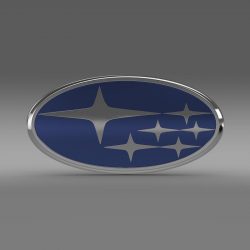 Subaru Logo 3D Model - FlatPyramid