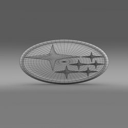 Subaru Logo 3D Model - FlatPyramid